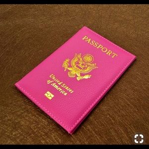 Other | Hot Pink Passport Cover New | Poshmark